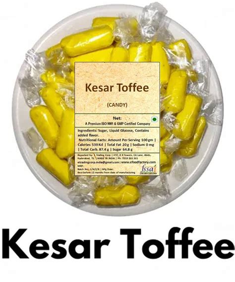 E Food Factory Kesar Toffee 500 G Kesar Candy Price In India Buy E Food Factory Kesar Toffee