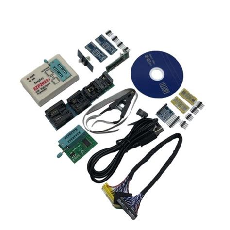 Shop Generic Ezp2023 Usb Spi Programmer With 12 Adapter Support 24 25 93 95 Eeprom Flash Bios