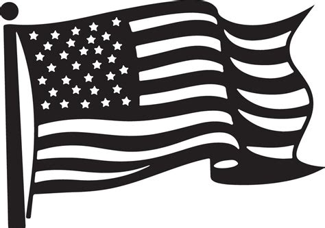 American Flag Silhouette Vector Art Icons And Graphics For Free Download