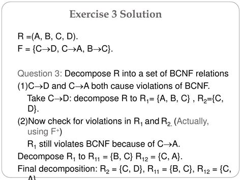 Ppt Decomposition 3nf Bcnf Powerpoint Presentation Free Download