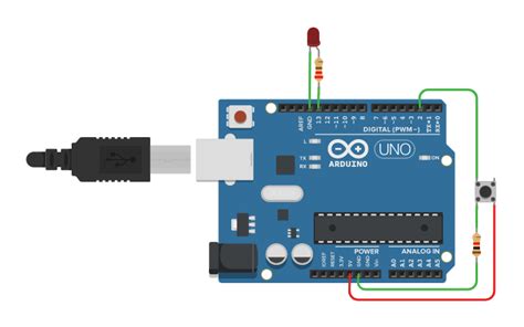 Circuit Design Push Buttonzaidan Fitra Baihaqi Tinkercad