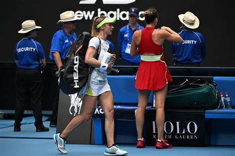 No Handshakes As Sabalenka Downs Ukraines Tsurenko In Third Round
