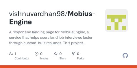 GitHub Vishnuvardhan Mobius Engine A Responsive Landing Page For MobiusEngine A Service