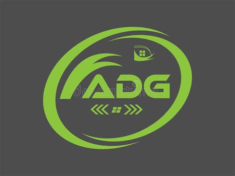 adg letter logo design adg simple and modern monogram logo stock