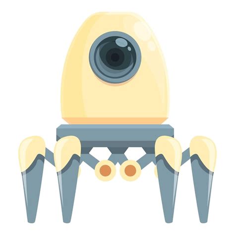 Premium Vector Spider Robot Icon Cartoon Vector Cute Toy Computer Science