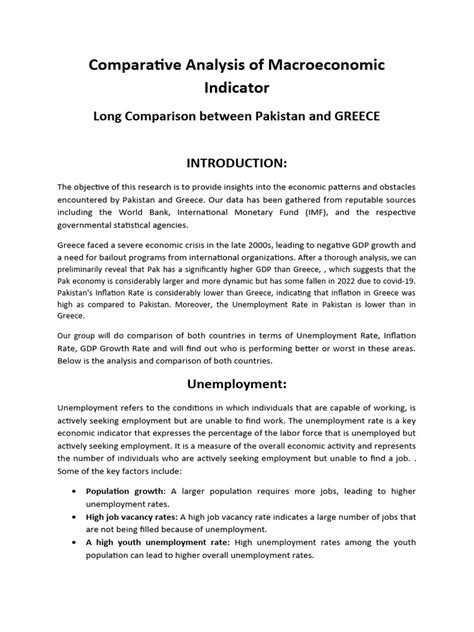 Macro Report 4 Download Free Pdf Inflation Unemployment