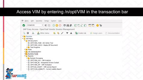 SAP Vim Vendor Invoice Management Opentext PPTX Desktop Publishing Computer Software And