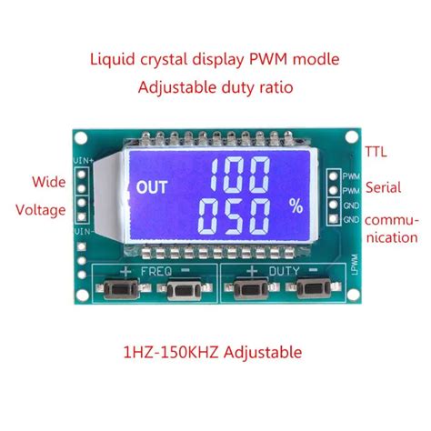 Pwm 펄스 주파수 듀티 사이클 가변 모듈 신호 발생기 Lcd 디스플레이signal Generators Aliexpress