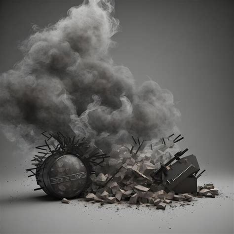 Premium Photo Explosion Of The Smoke