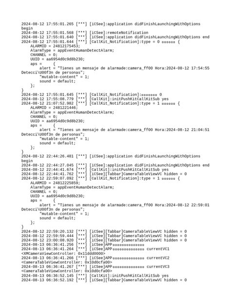 App Debug Log Pdf
