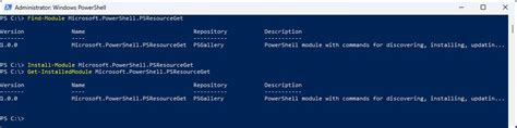 sucessor of powershellget called psresourceget is ga icewolf blog