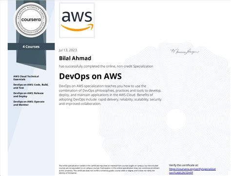 bilal ahmad on linkedin devops aws cloudcomputing specialization