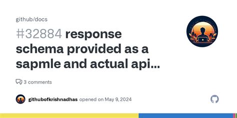 Response Schema Provided As A Sapmle And Actual Api Output Is Differnt
