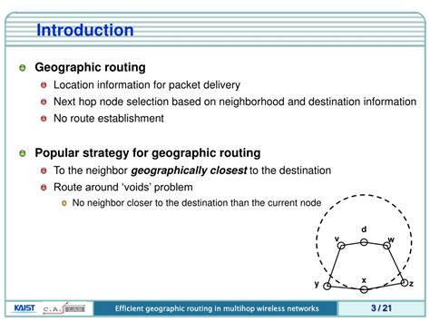Ppt Efficient Geographic Routing In Multihop Wireless Networks Powerpoint Presentation Id