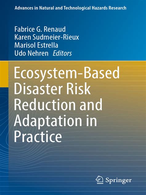 Ecosystem Based Disaster Risk Reduction And Adaptation In Practice Pdf Disaster Risk