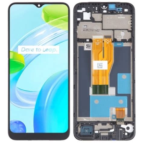 Realme C30s LCD Screen With Touch Digitizer Module Black - Cellspare