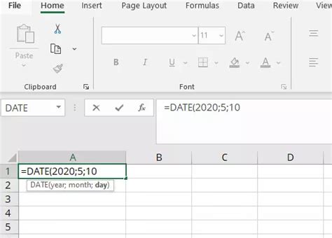 Excel Date Function How To Work With Dates In Excel Ionos