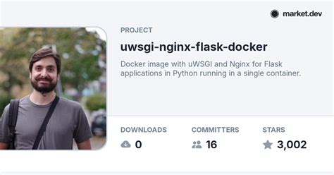 Uwsgi Nginx Flask Docker Ecosystem Directory Market Dev