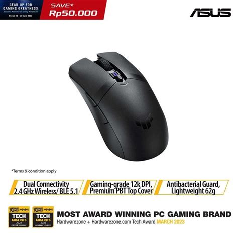 Jual Mouse Gaming Asus Tuf Gaming M Wireless Tuf Gaming M Wireless P Shopee Indonesia