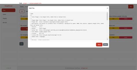 Wordpress Cloakpanel Mini Hidden Javascriptphp Wordpress Admin Panel