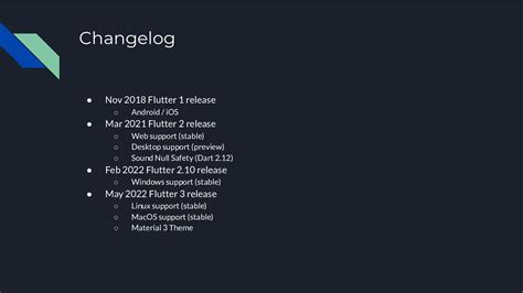 March Flutter Meetup Flutter Updates Speaker Deck