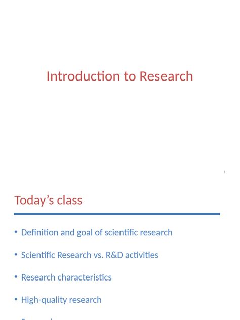 2 Lecture Introduction To Research Pdf