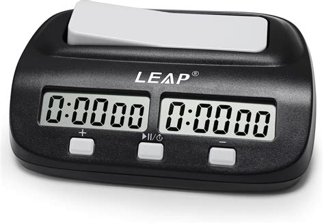 Chess Clock Professional Portable Digital Chess Timer With Bonus Delay Count Up