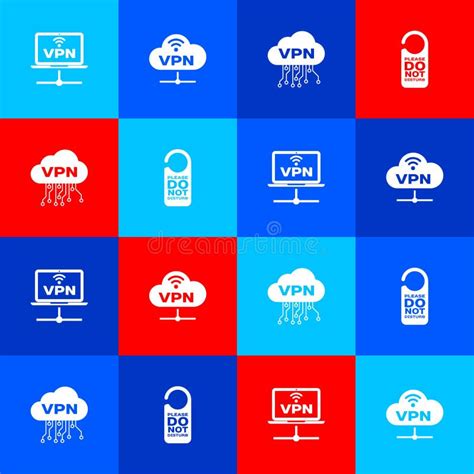 Set Vpn Computer Network Network Cloud Connection Cloud Interface And