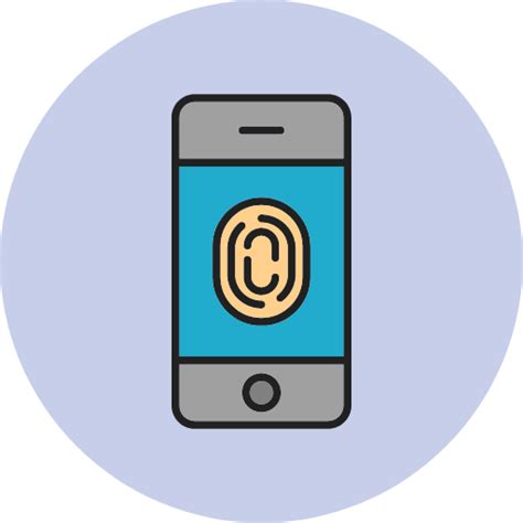 Fingerprint Icon Verification Icon Authentication Icon Biometrics Icon Identity Icon