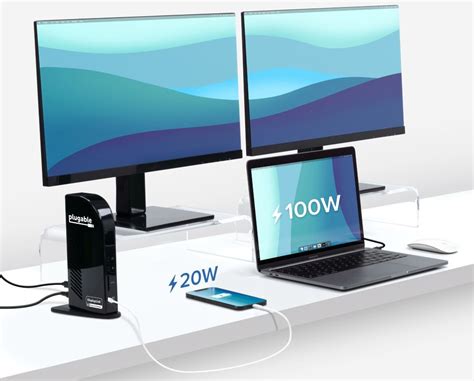 Plugable Launches Upgraded Usb C Triple Display Docking Station With Even More Ports