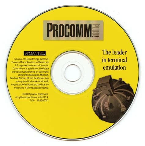 Procomm Plus Version 4 0 Symantec 14 26 00013 2000 Free Download Borrow And Streaming