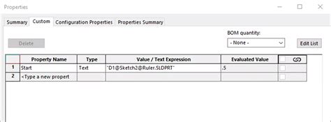 creating incremental numbers in solidworks using instances to vary