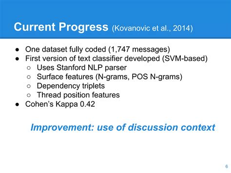 automated system for cognitive presence coding ppt