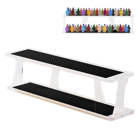 Tapeera Tabletop Stackable Minifigure Display Case Holds Up To 72 Minifigures Or Mini Block Sets
