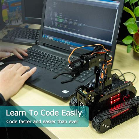 gewbot diy robot model kit for raspberry pi 4 3 model b b wifi