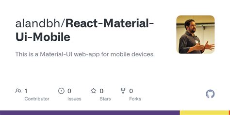 GitHub Alandbh React Material Ui Mobile This Is A Material UI Web App For Mobile Devices