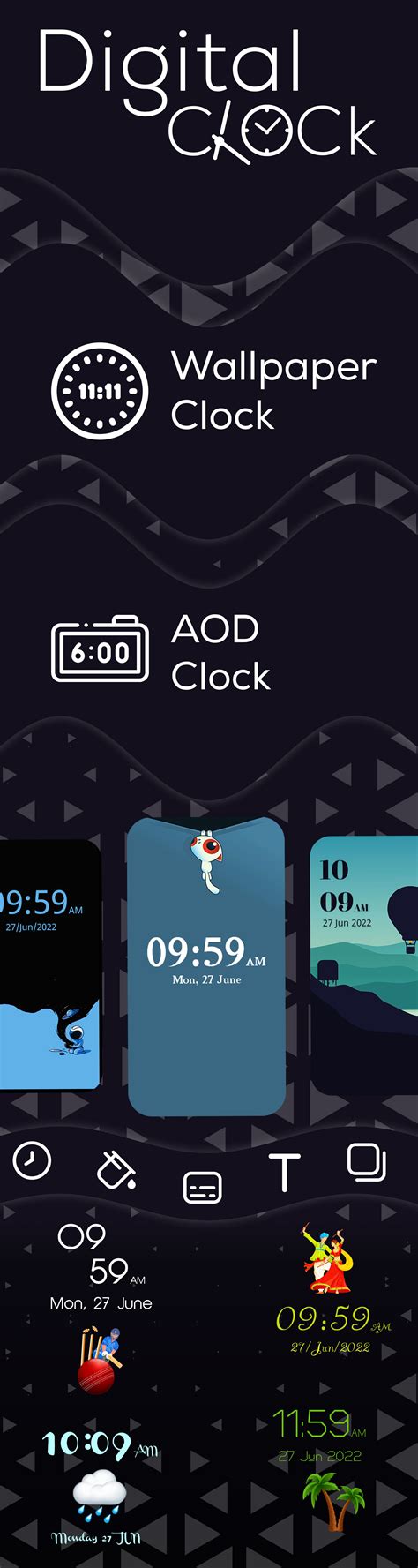 digital clock lwp android source code by elveeinfotech codester