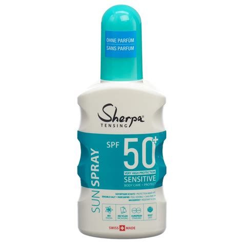 Buy Sherpa Tensing Sun Spray Spf 50 Sensitive 175ml Kanela
