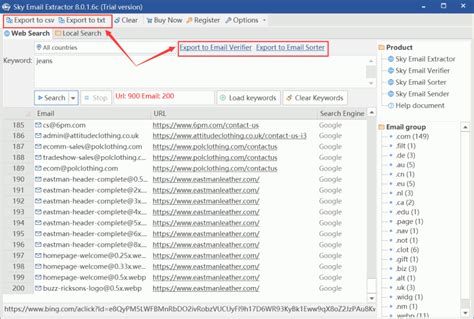Email Database