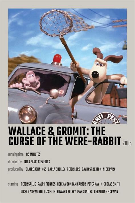 Wallace And Gromit The Curse Of The Were Rabbit Poster Di Film Poster