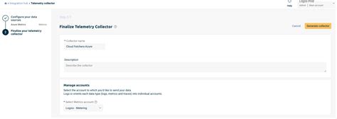Configure Azure Native Integration Logz Io Docs