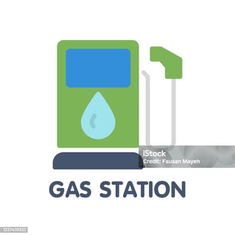 흰색 배경에 주유소 플랫 아이콘 스타일 일러스트 디자인 0명에 대한 스톡 벡터 아트 및 기타 이미지 0명 가격 가솔린 Istock