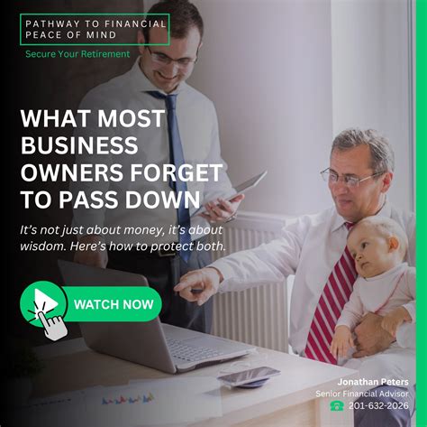 Jonathan Peters What Most Business Owners Forget To Pass Down