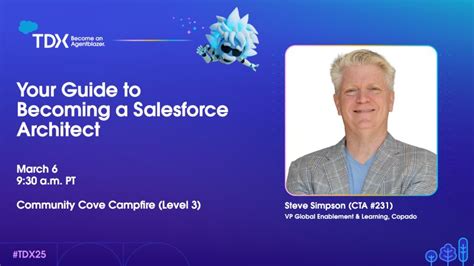 join me at tdx where i will share your guide to becoming a salesforce