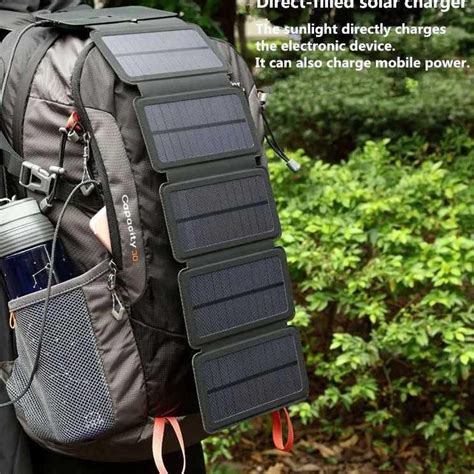 Jual Ready SOLAR PANEL CHARGER USB PORT POWERBANK TENAGA SURYA OUTDOOR POWER BANK CAS CELL
