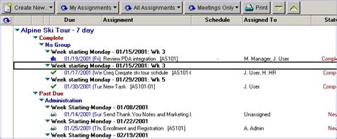 Lotus Notes Software Tracker Suite Project Schedules
