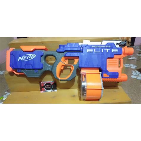 Nerf N Strike Elite Hyperfire เนิร์ฟ ไฮเปอร์ไฟน์ ระบบฟลูออโต้ Shopee Thailand