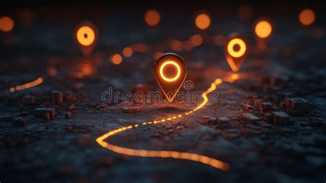 A Colorful Digital Map With Origin And Destination Markers A Highlighted Route Line And A