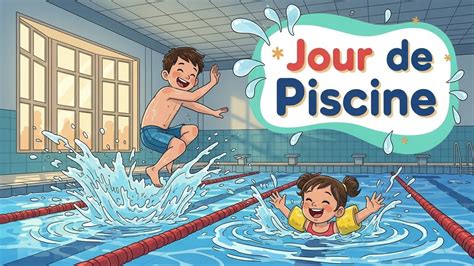 Jour De Piscine — Apprendre à Nager Sécurité à La Piscine Et Jeux D