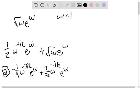 SOLVED Calculate The Derivative Indicated H 1 H W W E W